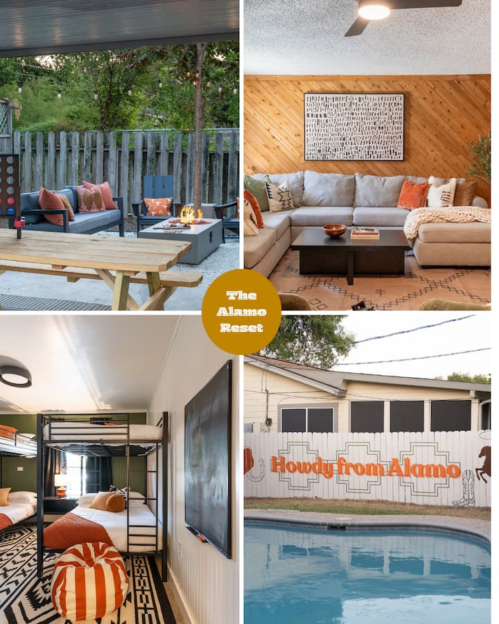 Firepit-heated Pool-10 Min To Six Flags & Seaworld - San Antonio, TX