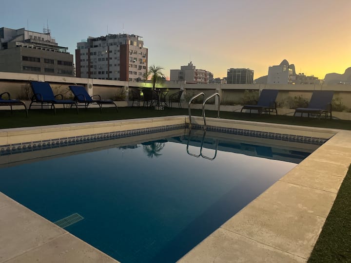 Ipanema Airbnb Flat Queen Bed And Terrace Pool - Ipanema