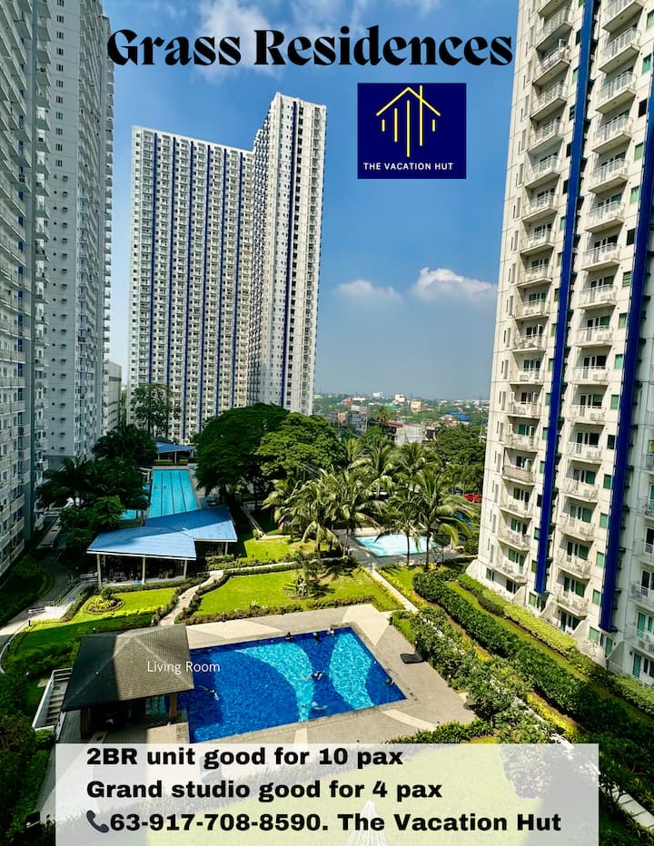 The Vacation Hut-smdc Grass. 2br/2bath W/ Balcony - Quezon City