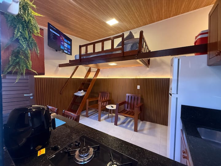 08 Mini Casa Próximo Da Praia Com Ar Pra 3 Pessoas - Maceió