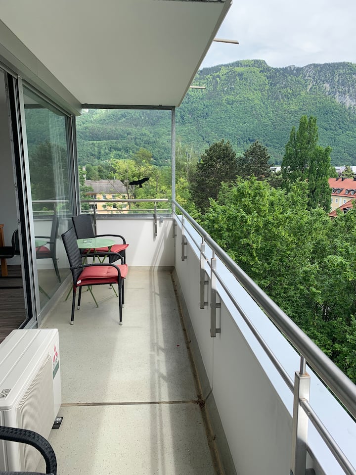 501, Schlafzimmer, Wohnzimmer , Küche, Bad, 5 Pers - Bad Reichenhall
