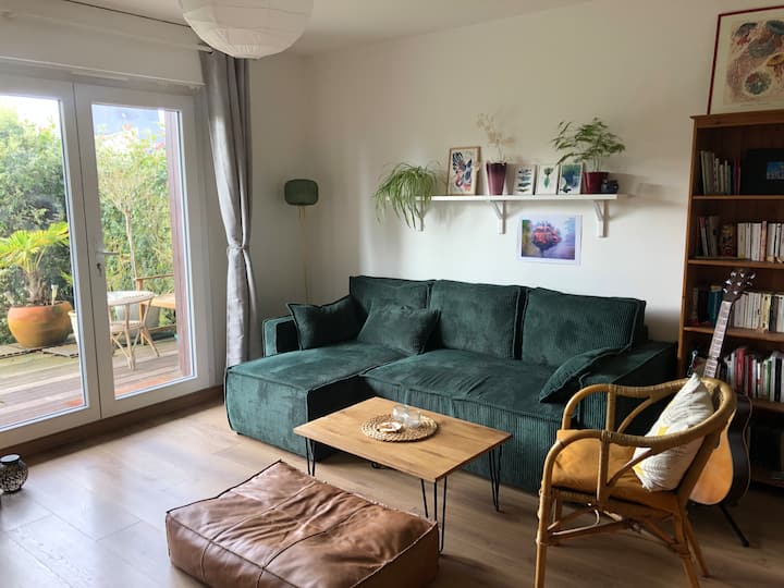 Appart Chaleureux Avec Jardin - Saint-Jacques-de-la-Lande