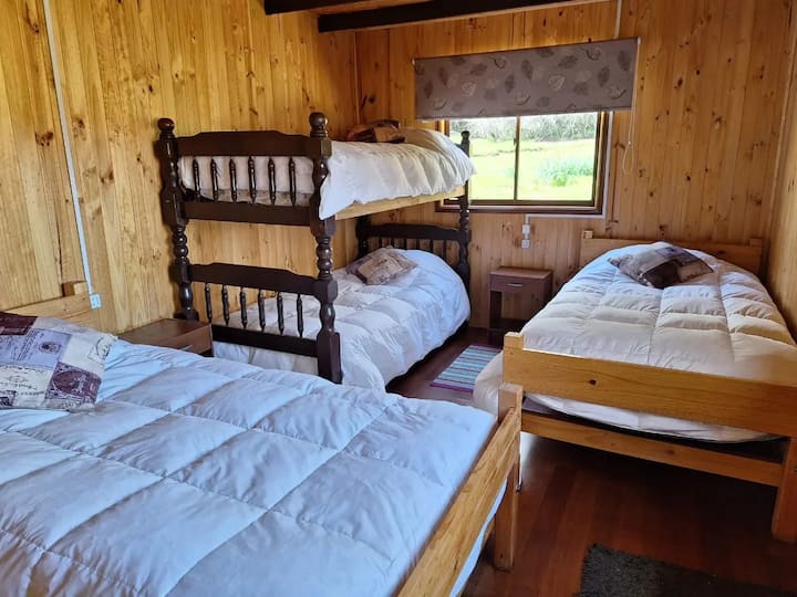 Cabaña Equipada
Villa Ortega / ñIrihuao Km 11 - Aysén