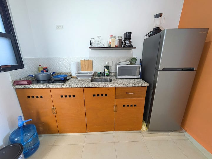 Rooftop Pool Studio Full-equipped & 15min To Beach - Cancún