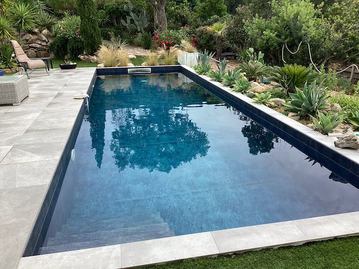 2 P 2/3 Pers Rez Jardin Piscine - Zonza