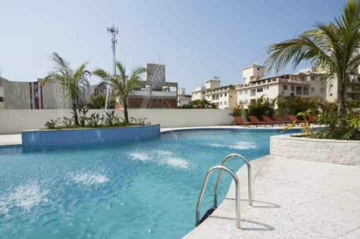 Apto Praia Do Tombo 2 Dorm Twice - Santos, Brasil