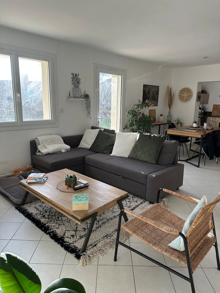 Maison De Campagne 80 M2 Avec Jardin - Bagnols-sur-Cèze