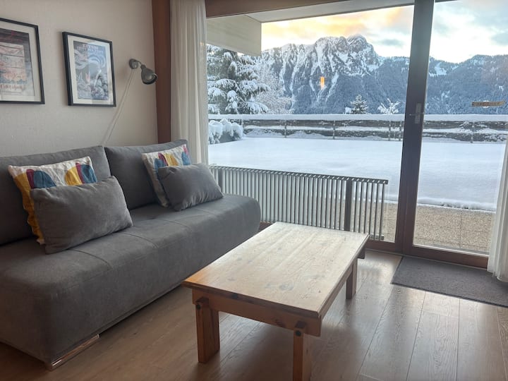 Modern Appartement Met Heerlijke Tuin En Uitzicht - Leysin