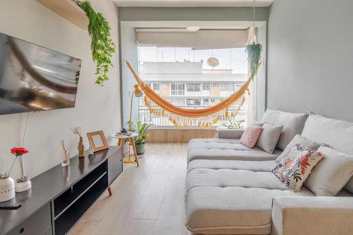 Seu Apê Lindo Pé Na Areia Na Orla Embaré Santos - Santos