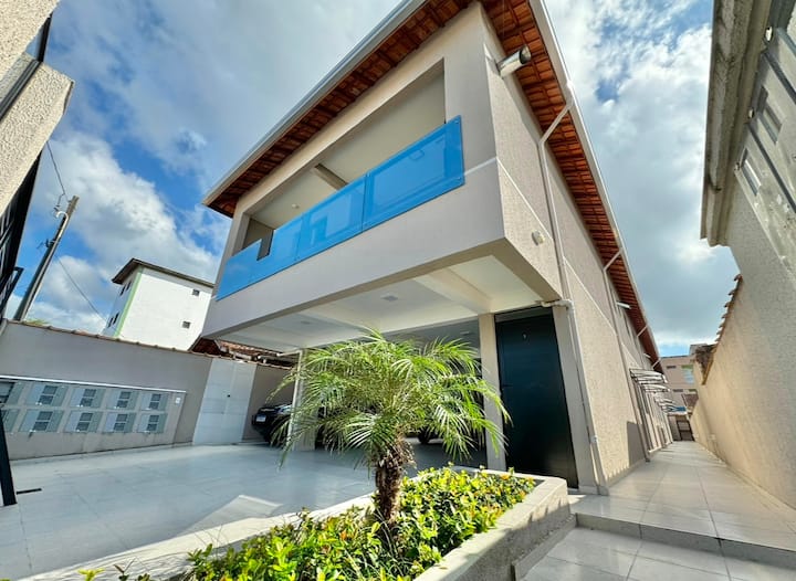 Casa De Condomínio 2quartos/100 Metros Da Praia - Praia Grande