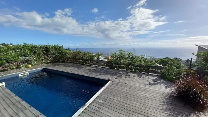 T2 Accès Piscine Vue Océan - Saint-Leu