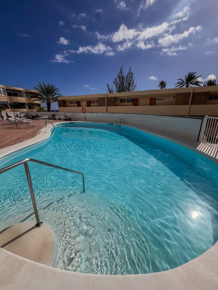 Apartamento Con Gran Terraza En San Agustín - la Grande Canarie