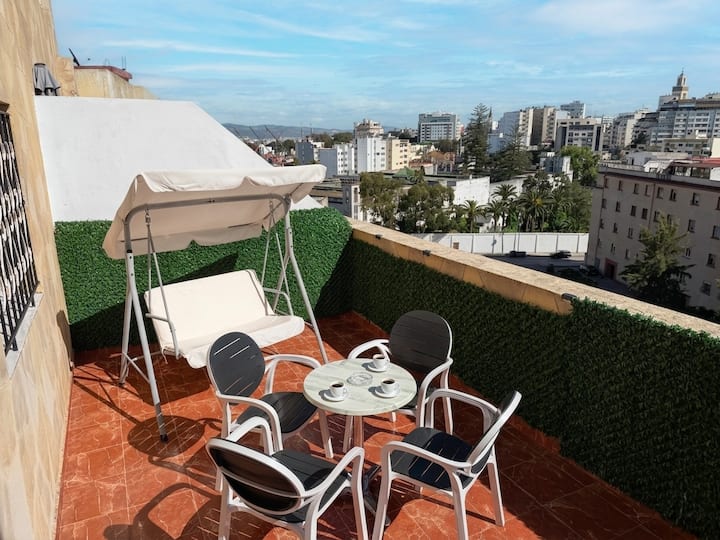 5 Min From City Center Apt With Terrace & View N19 - Tangier