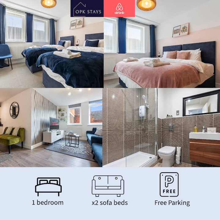 City Centre Apt - Near Train Station/+free Parking - Coventry