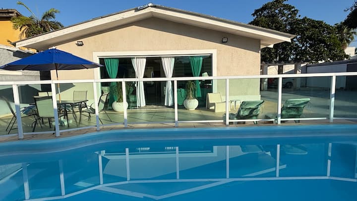 * Casa Linda Com Piscina E 6 Min A Pé Da Praia!* - Guarujá