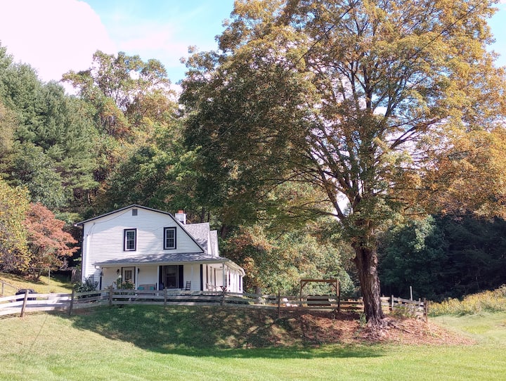 Tinker Valley Farmhouse –Fall Color, Peace & Views - Roan Mountain, TN
