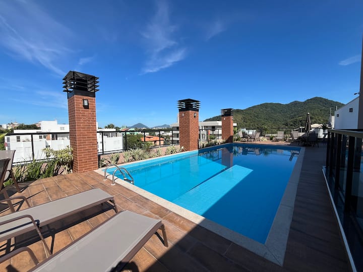 1 Suite/ac Split/grill/roof Top Pool/gym - Ubatuba