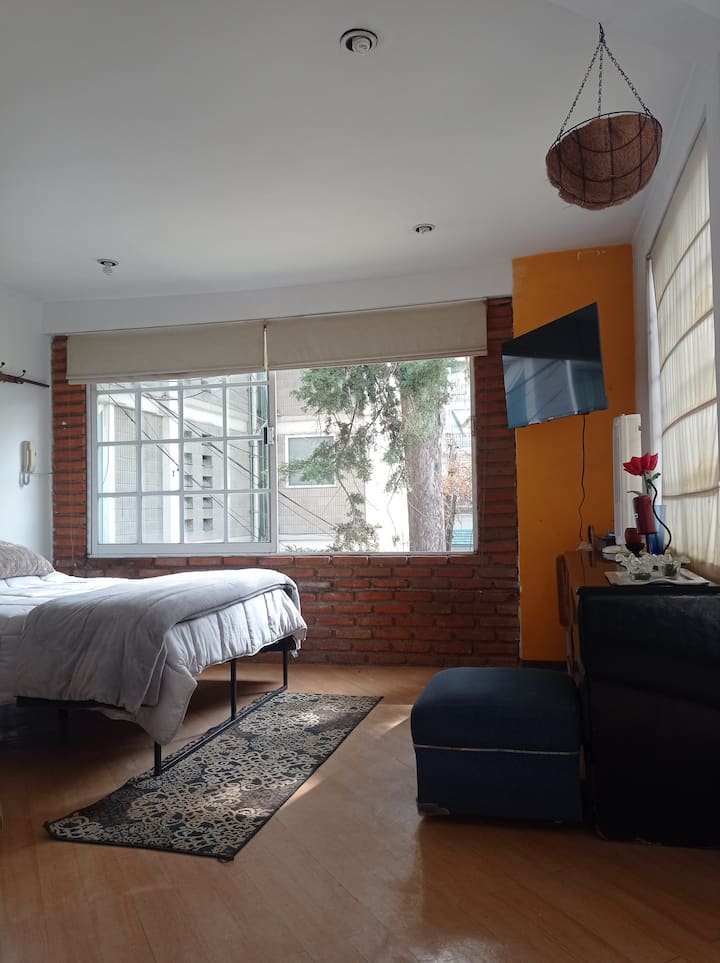 Habitación Con Balcón Y Baño Privado. - Mexico City