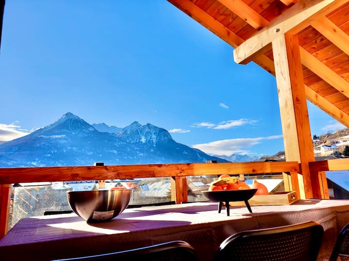 Serrechevallier Esprit Chalet Luxe Pied Des Pistes - Briançon