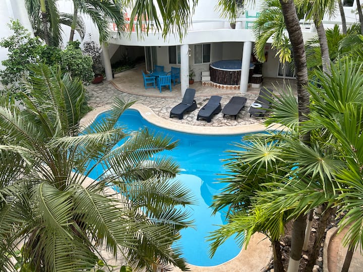 Blue Angel 17 A Pasos De La Playa Y 5av - Playa del Carmen