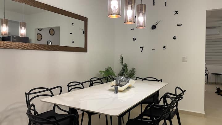 Residencia Moderna 3hab-4baños-piscina-playa16min. - Cancún