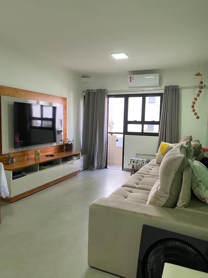 Apto Pé Na Areia Guilhermina - Praia Grande