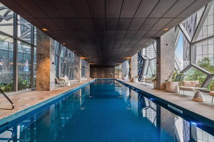 Glamorous Central Cbd Sky Home W Pool, Gym&wifi! - Melbourne
