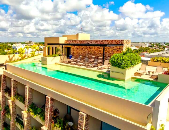 Departamento Moderno Cerca De La Playa - Riviera Maya