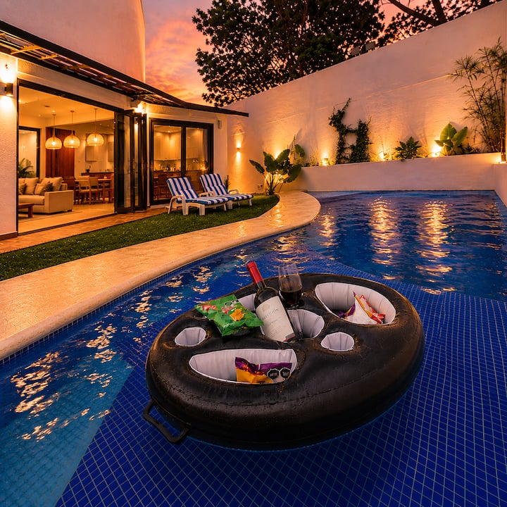 Villa Luxe 5br • Piscine • Shuttle • Zone H - Cancún