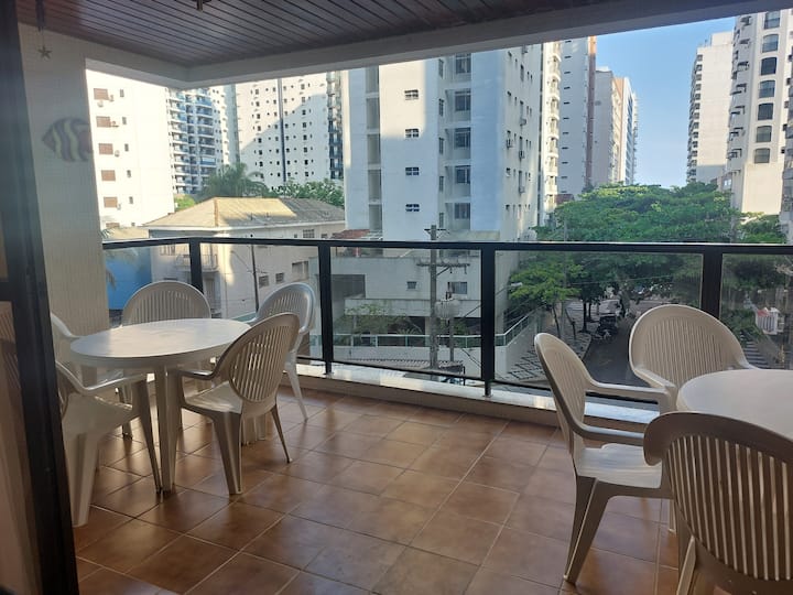 Apto Em Pitangueiras-3 Garagens E Serviço De Praia - サントス