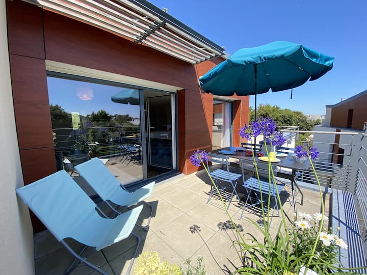 Appartement Avec Terrasse à 300 M De La Plage - Plougonvelin