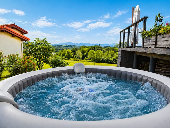 Maison 10 Pers- Spa Vue Montagnes - Plages 20 Min - Hasparren