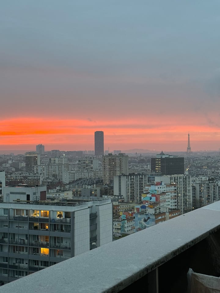 Eiffel Tower View Terrace Apt. - Paris