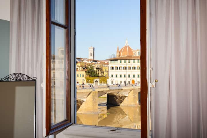 [5m Ponte Vecchio And Center] Panoramic Home - Florence