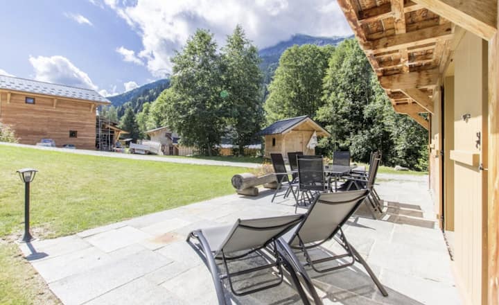 Chalet 8 Pers Sauna, Jardin, Terrasse, Nature - Les Contamines-Montjoie