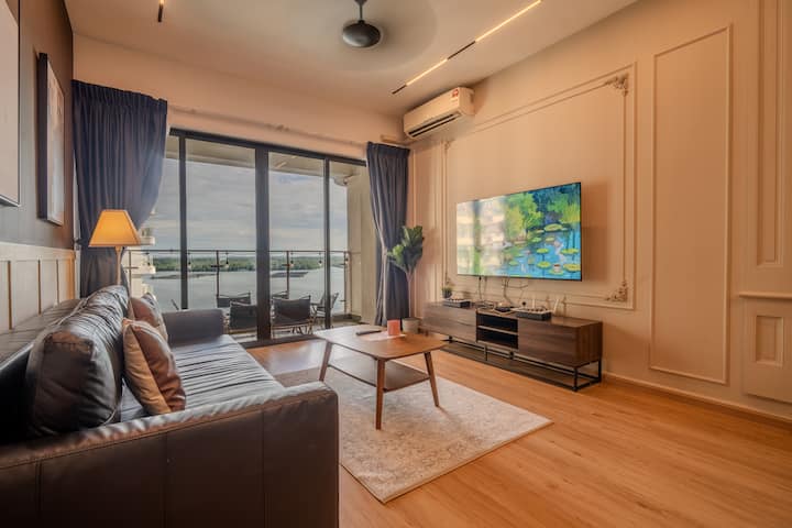 【Private Bbq With Seaview!】danga Bay D'miami Suite - Johor Bahru