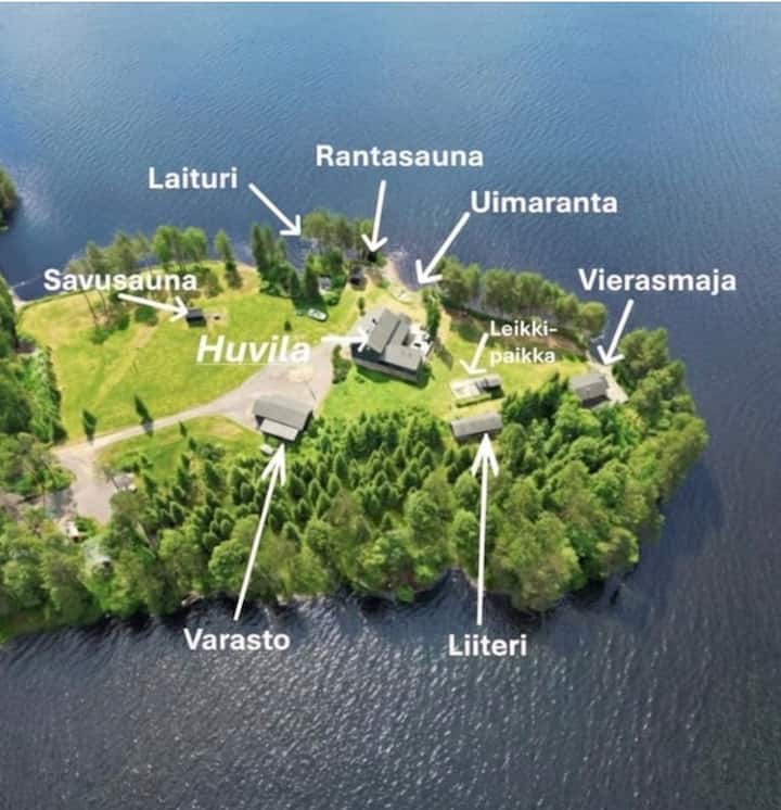 Luksus Huvila Villa Kiviniemi Erämaan Rauhassa - Pyhäntä