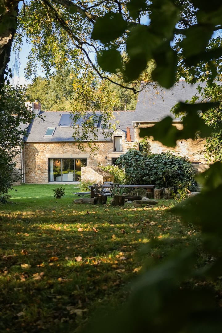 La Mareuille - Grande Maison En Pleine Nature - Morbihan