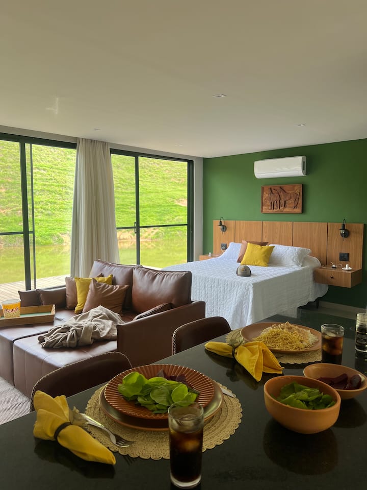 Cabana Simpatya - Refúgio A Dois à Beira Do Lago - Brésil