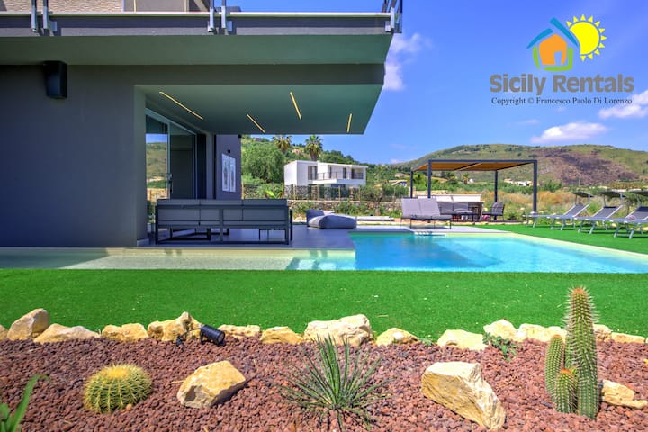 Stupenda Villa Vicina A Veri Paradisi Della Natura - Castellammare del Golfo