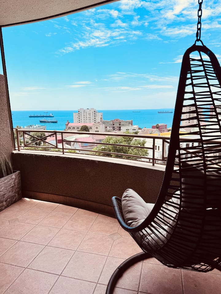 Amplio Apartamento Frente Al Mar - Valparaíso