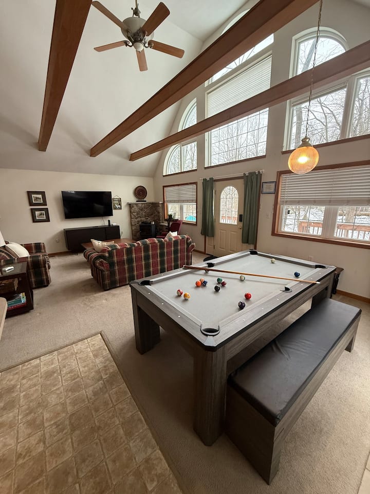 Sleeps 8|cozy Pocono Cabin By Ski Resorts - Gouldsboro Lake, PA
