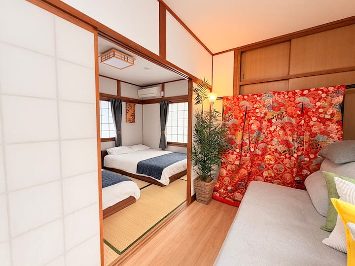 Affordable 3br House Near Namba, Sleep8, Quietarea - Osaka