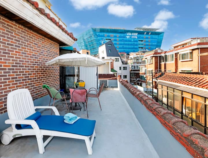 Peaceful Itaewon Terrace Villa 4 Long Stays& Nomad - Seoul