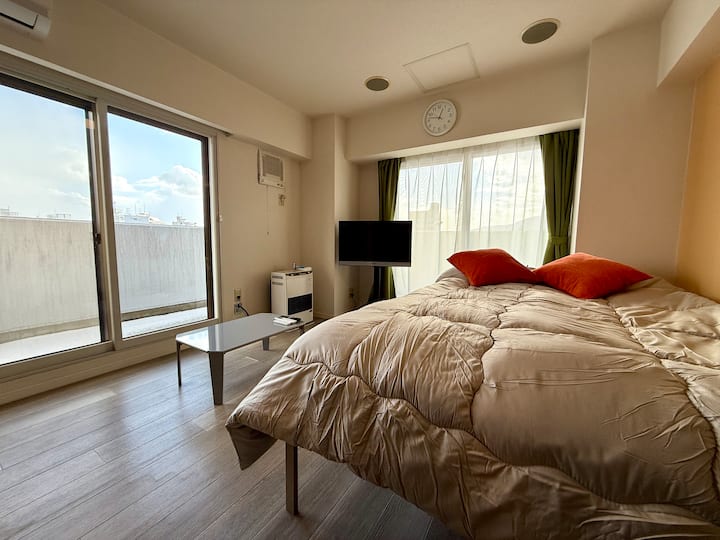 5-6豊平川目の前の好立地です 美室そして格安施設で快適な旅を! - Sapporo