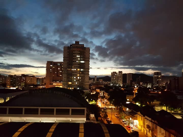 Canal 3, Santos. Apartamento 2 Quarto 1 Suite. - Santos, Brasil