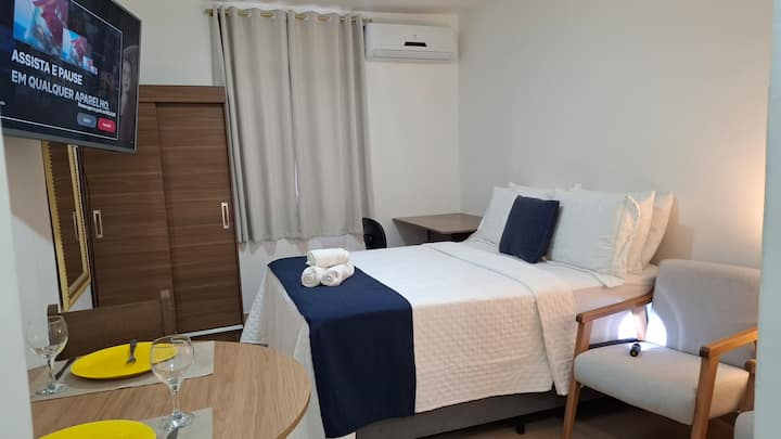 Apto Studio/ Kitnet Em Santos - Sao Vicente, Brazil