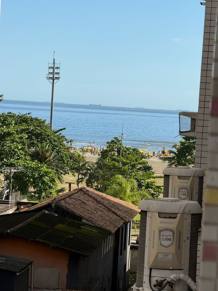 Kitnet Vista Para O Mar Gonzaga - Santos
