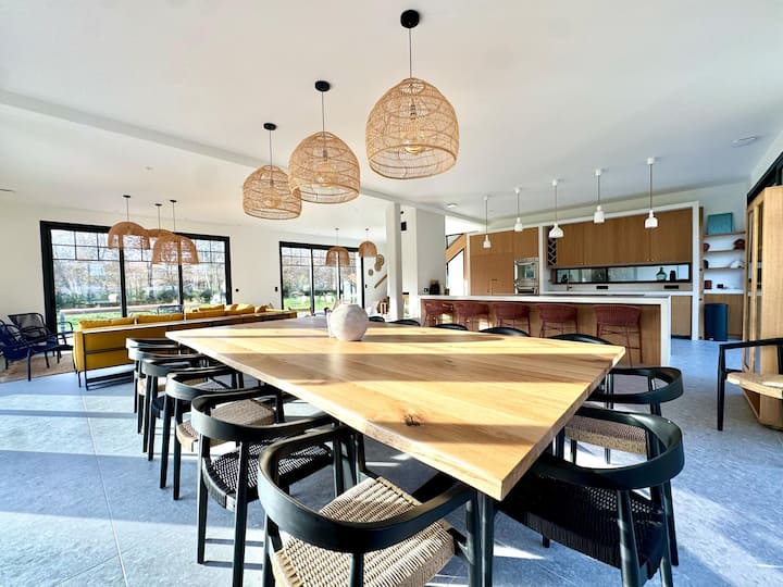 Villa Neuve Piscine Intérieure 16pers - Gujan-Mestras