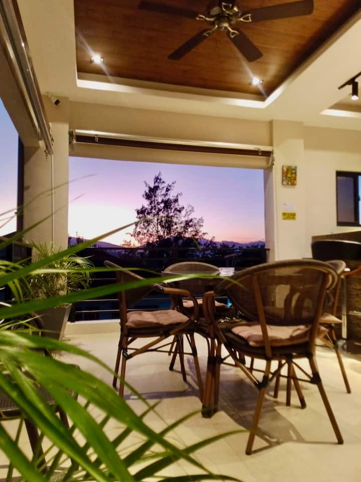 Paradise Cocoon:jacuzi|bay&mountain View|fast Wifi - Subic